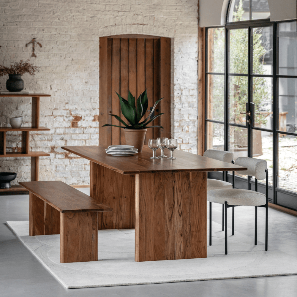 8 seater wooden dining table store