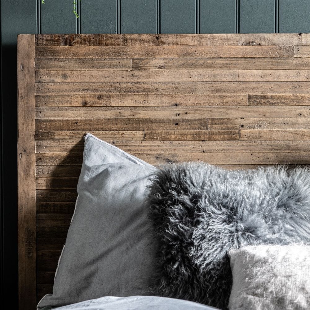 Reclaimed wood headboard store
