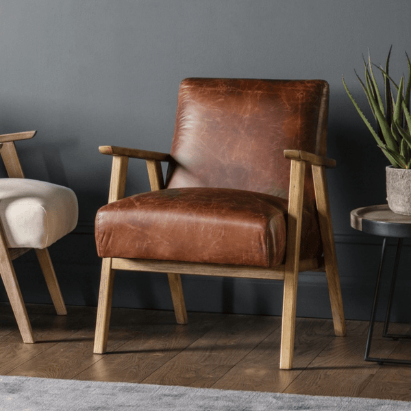 Leather Armchairs Leather Accent Chairs Hemming Wills